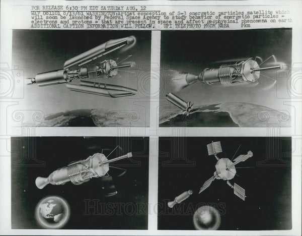 The 83lb octagon shaped satellite will be placed in orbit 1961 Vintage ...