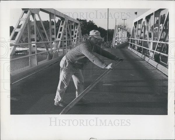 Stickney point bridge. 1965 Vintage Press Photo Print - Historic Images