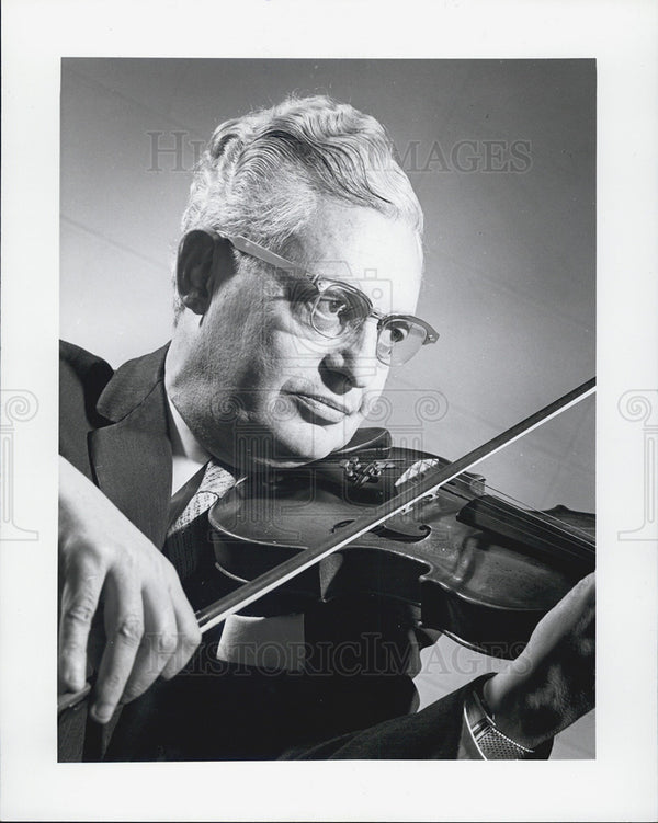 Violinist Morris Monitz 1977 Vintage Press Photo Print - Historic Images