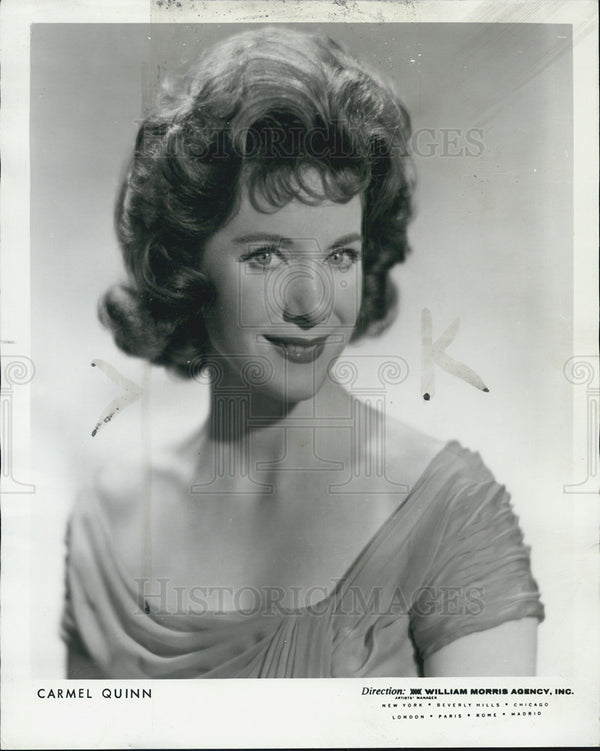 Singer Carmel Quinn 1964 Vintage Press Photo Print - Historic Images