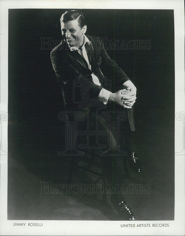 Singer Jimmy Roselli 1970 Vintage Press Photo Print - Historic Images