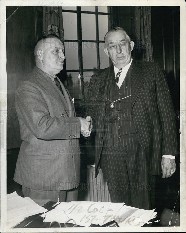 Warden E. M. Stubblefield & Walter Moody 1942 Vintage Press Photo Print ...