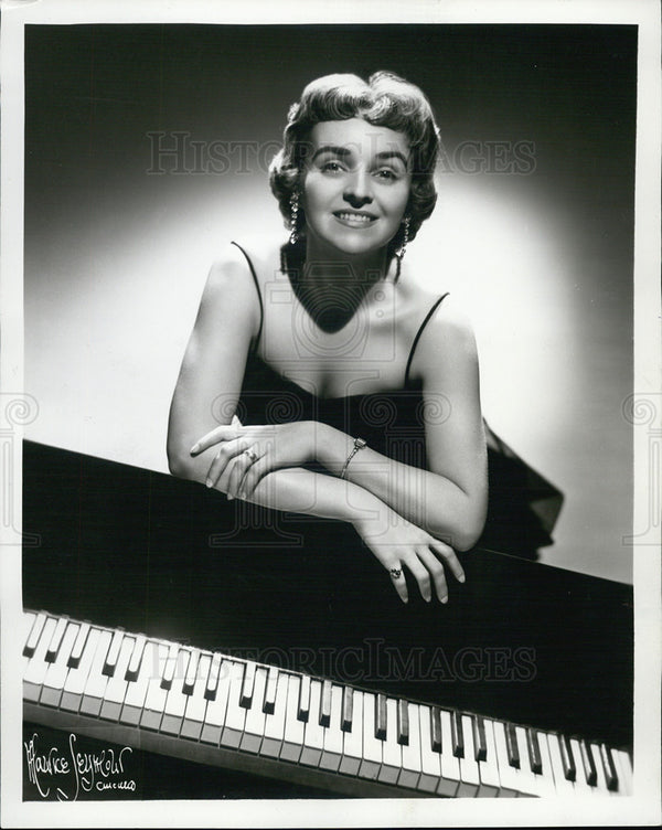 Dorothy Olson Singing Pianist 1961 Vintage Press Photo Print - Historic ...