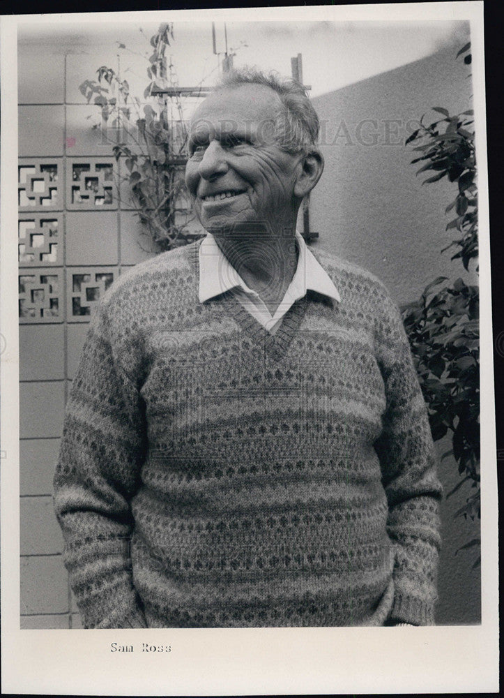 Sam Ross author of "He Ran All the Way and Windy City" 1989 Vintage ...