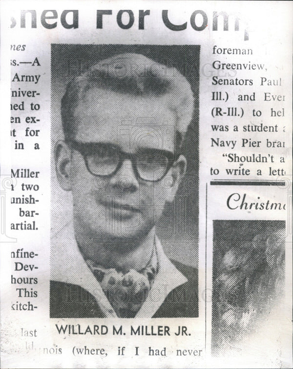 Willard Miller restricted to barracks for 14 days 1961 Vintage Press ...