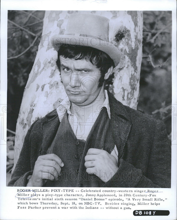 Rodger Miller stars in "Daniel Boone" 1970 Vintage Press Photo Print ...