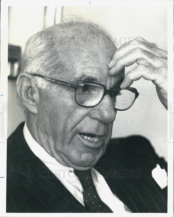 Famous Baby Doctor Benjamin Spock 1976 Vintage Press Photo Print ...