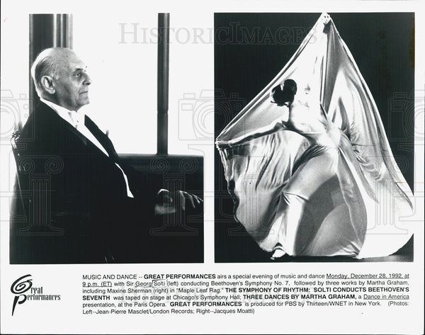Sir George Solti Chicago Symphony Orchestra Director 1992 Vintage Press ...