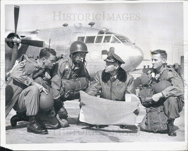 Lieutenant General Lauris Norstad Air Force 1950 Vintage Press Photo ...