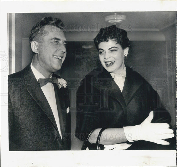 New Jersey Governor Robert Meyner With Bride Helen Stevenson 1957 ...