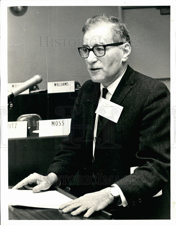 Sol Tax of the University of Chicago 1966 Vintage Press Photo Print ...