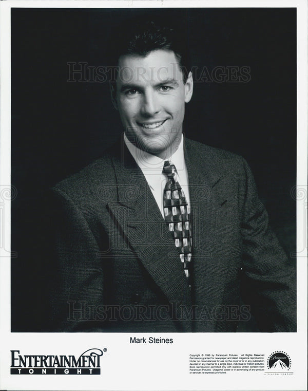 Mark Steines, Journalist And Host For Entertainment Tonight 1996 ...