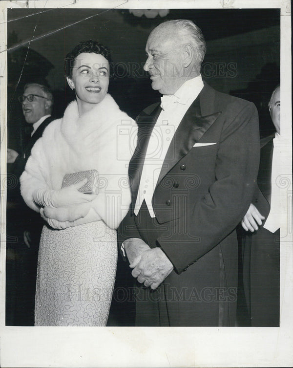 Mari Robinson Conrad Hilton 1955 Vintage Press Photo Print - Historic ...