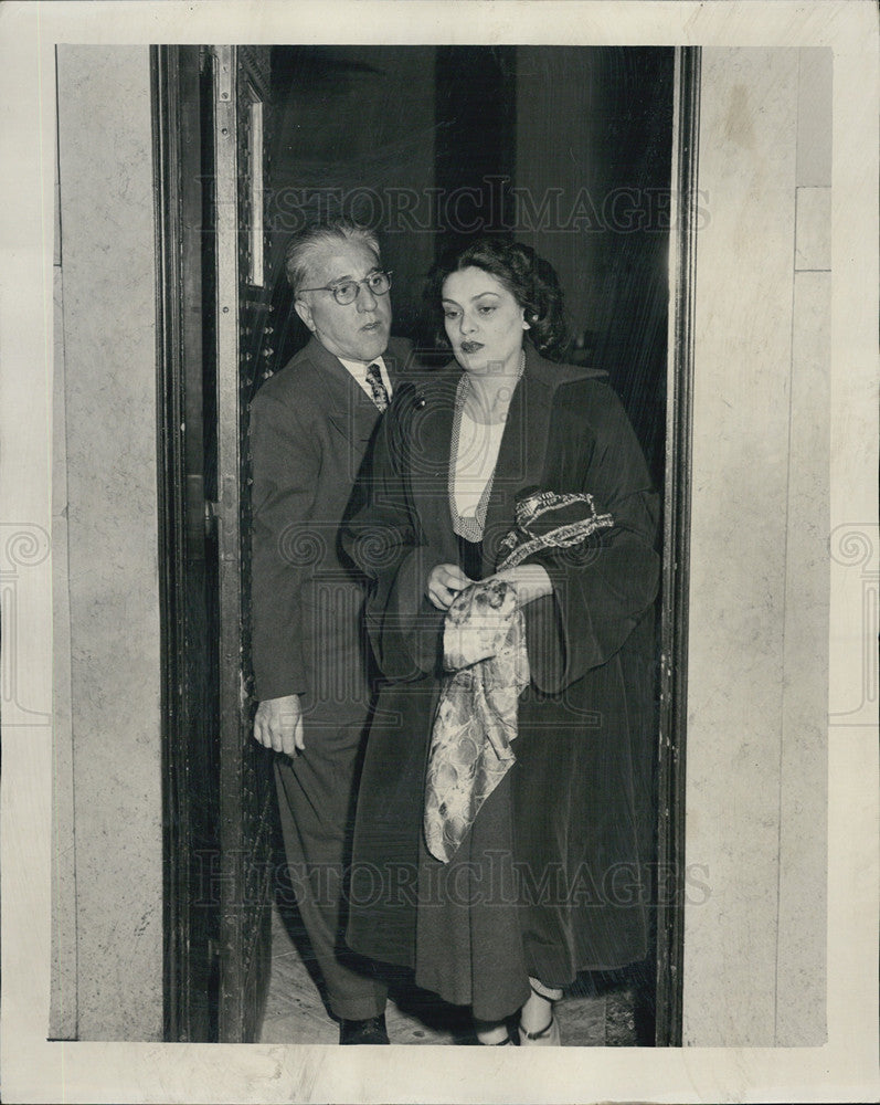 Mrs. Emily Moretti Bribed? 1951 Vintage Press Photo Print - Historic Images
