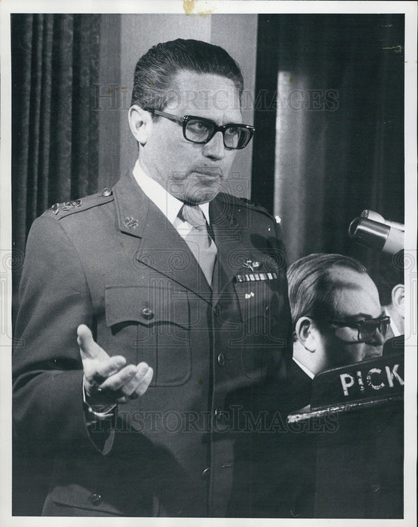 Major General Aharon Yariv Israeli Minister of Information 1974 Vintage ...