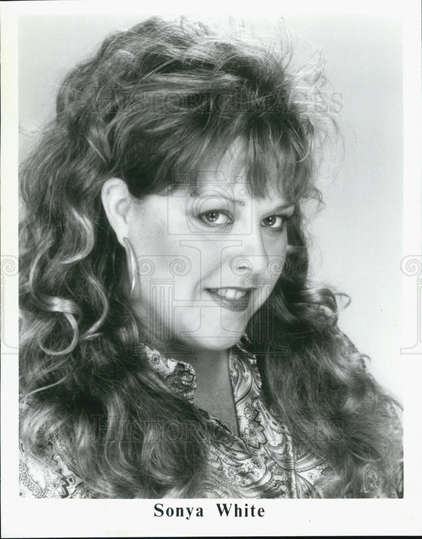 Comedian Sonya White Undated Vintage Press Photo Print - Historic Images