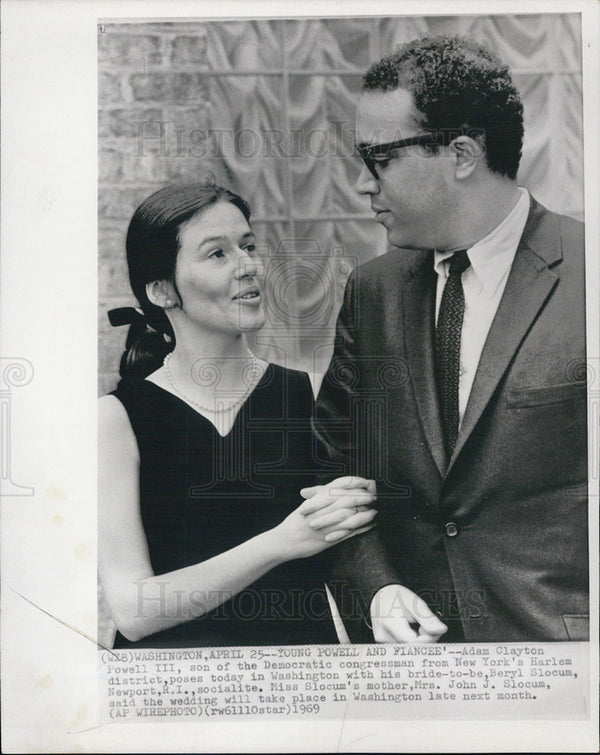 Adam Clayton Powell III 1969 Vintage Press Photo Print - Historic Images