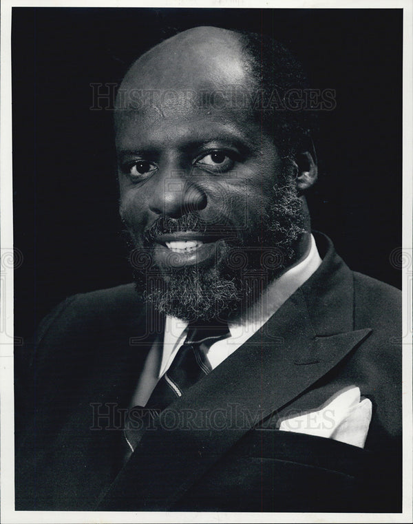 Dr. Hycel Taylor 1986 Vintage Press Photo Print - Historic Images