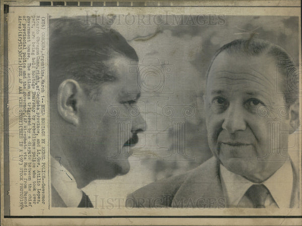 Governor Richard Obregon Cano Cordoba Province Lieutenant 1974 Vintage ...