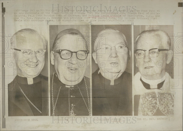 Archbishop John Joseph Krol John Patrick Cody Patrick Louis 1967 ...