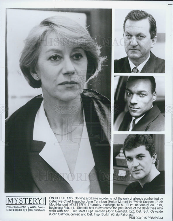 Helen Mirren Prime Suspect 2 Mystery! PBS John Benfield Colin 1993 ...