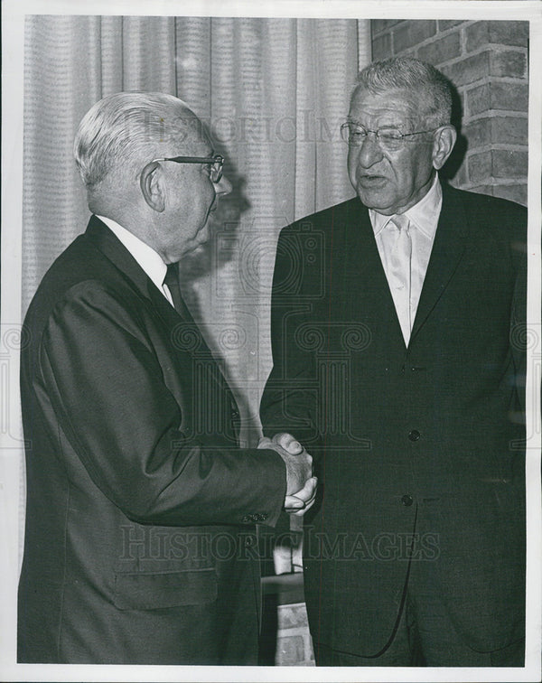 Dr. Hurst R. Anderson pres. of AU with Arthur E. Meyerhoff 1986 Vintage ...