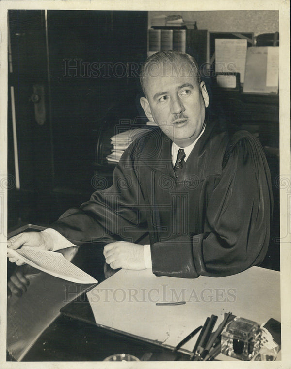 Judge Robert Crowe O'Connell Chicago 1938 Vintage Press Photo Print ...