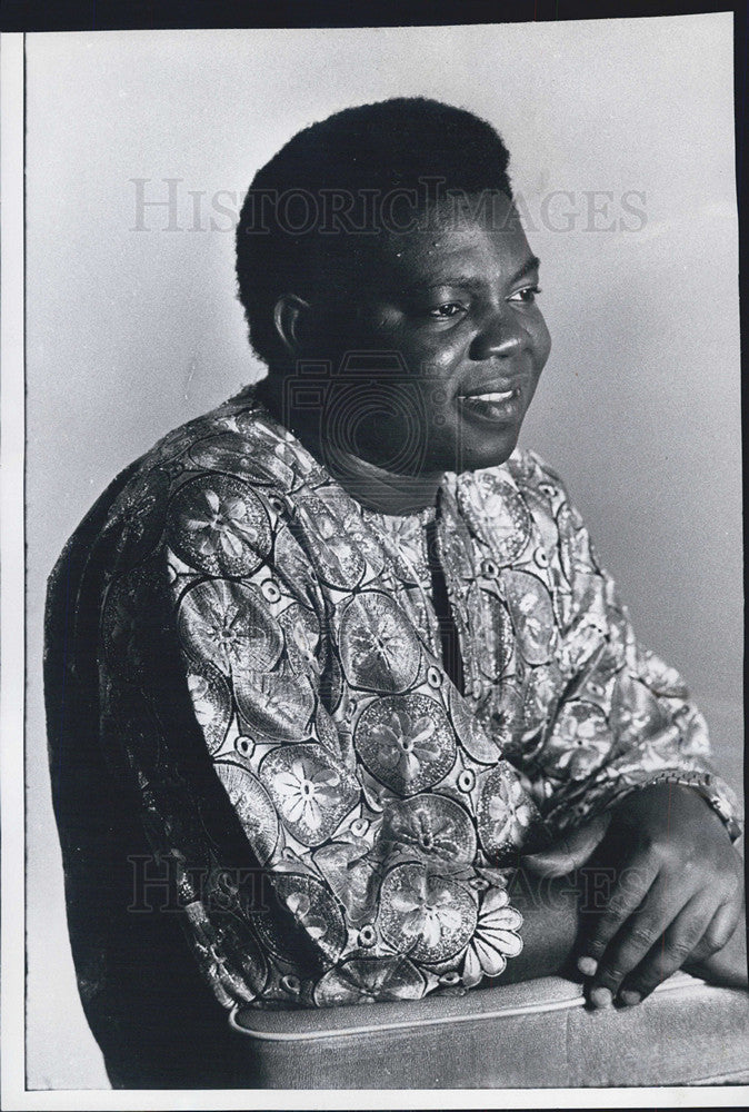 Chief Ebenezer Obey musician 1974 Vintage Press Photo Print - Historic Images