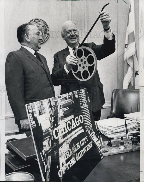Mayor Richard Daley James F Oates Jr educational film 1967 Vintage ...