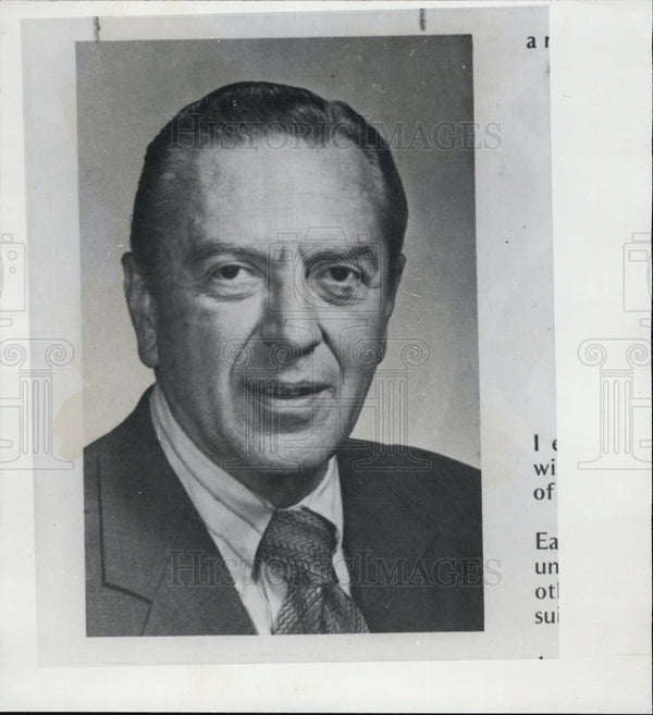 Carl Mcintosh President Montana State U 1976 Vintage Press Photo Print ...