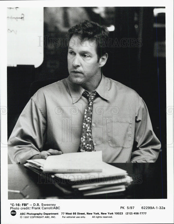 D.B. Sweeney/American Actor/C-16: FBI 1997 Vintage Press Photo Print ...
