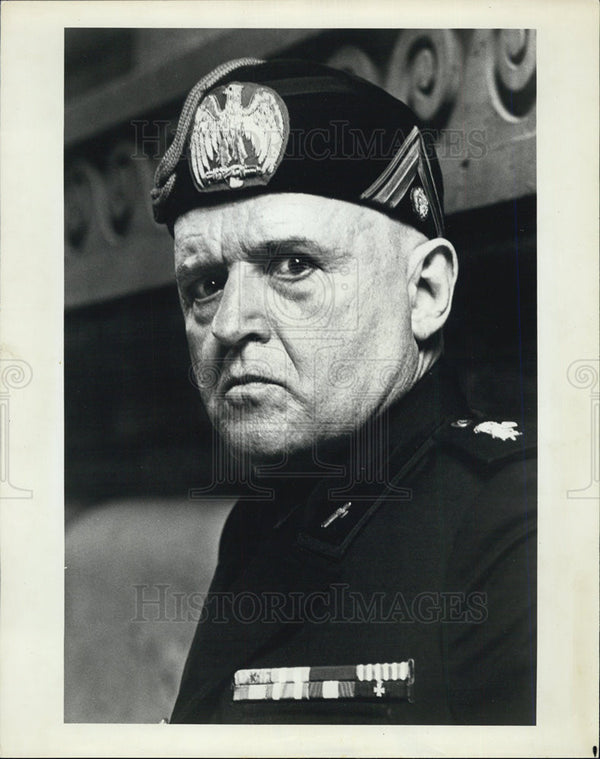 Rod Steiger Benito Mussolini Lion of the Desert 1981 Vintage Press ...