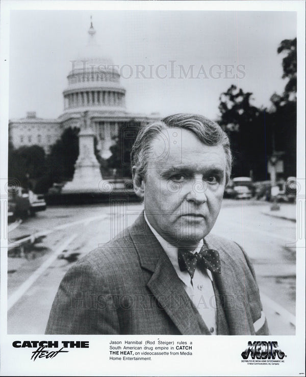 Actor Rod Steiger In Home Video Release Of Movie Catch The Heat Undated ...
