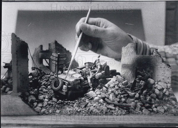 Army Scene Model Monogram Models 1975 Vintage Press Photo Print ...