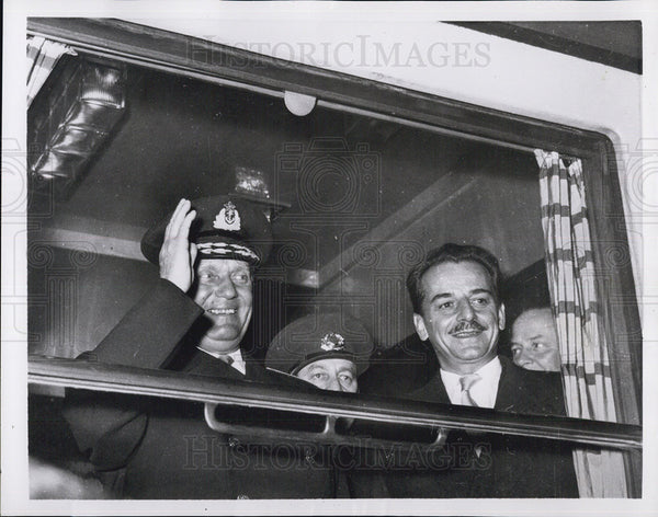 Koca Popovic And Marshal Tito Of Yugoslavia In Turkey 1954 Vintage ...