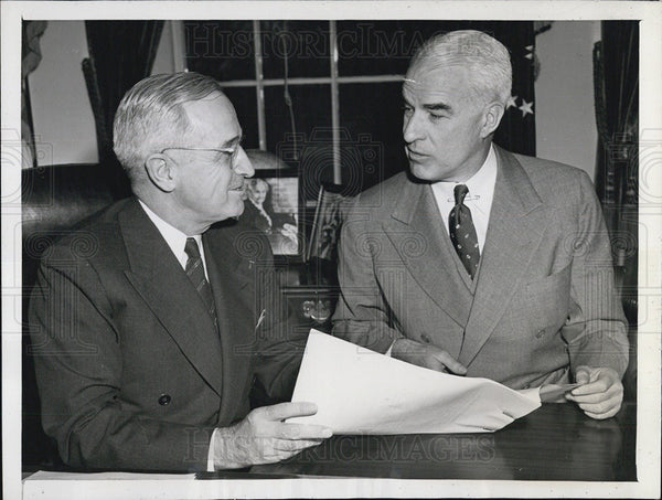 Edward Stettinius, Jr. Reports To Truman on UNO Conference 1946 Vintage ...