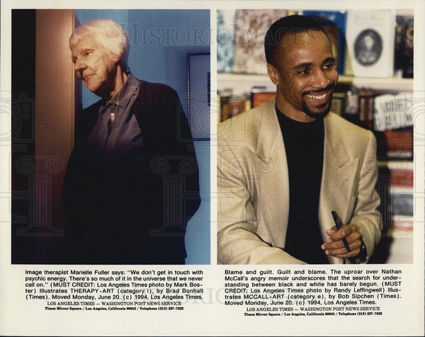 Marielle Fuller, Nathan McCall 1994 Vintage Press Photo Print ...