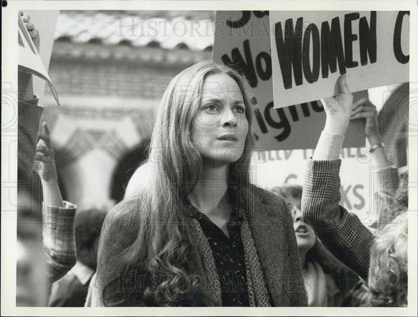 Actress Francine Tacker as Protestor CBS-TV's "Paper Chase" 1979 ...