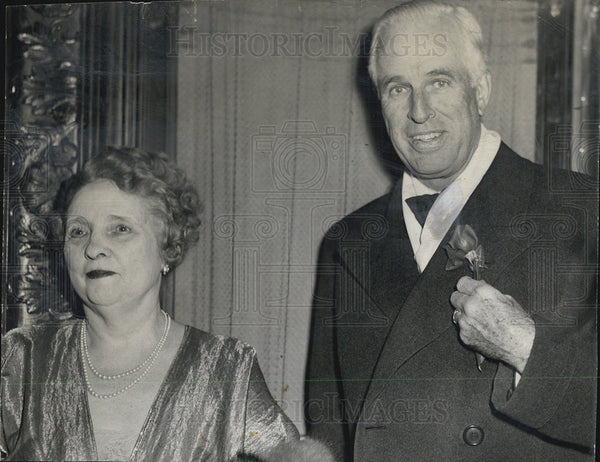 Mr & Mrs Merrill Meigs 1950 Vintage Press Photo Print - Historic Images