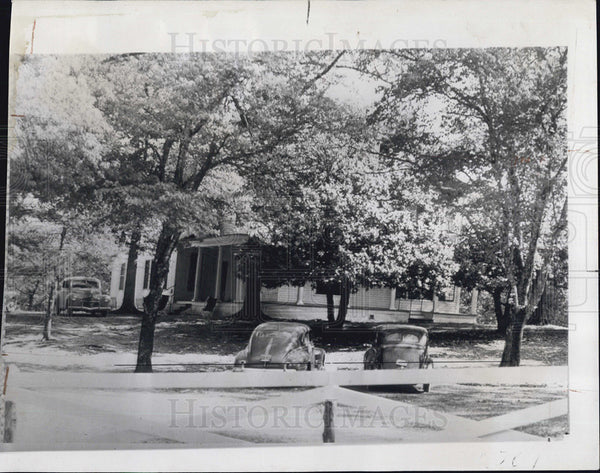 Slaying Scene home of Sidney McMath near Hot Springs, Ark. 1947 Vintage ...
