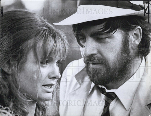 Actress Jennie Linden ad Actor Alan Bates. 1970 Vintage Press Photo ...