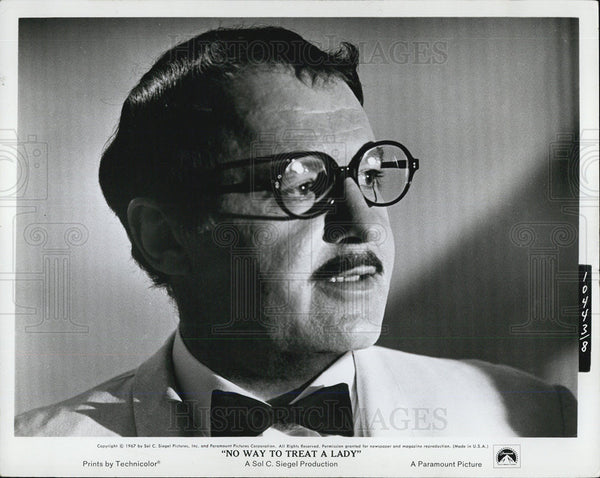 Film No Way to Treat a Lady Rod Steiger 1968 Vintage Press Photo Print ...