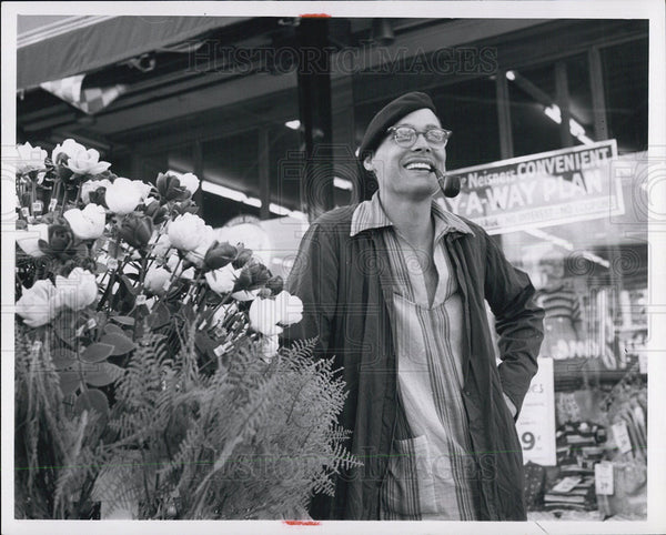 Charles Burkett 1958 Vintage Press Photo Print - Historic Images