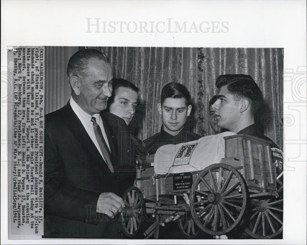 President Johnson, Donald R. Ratcliffe, Donald D. Pegue 1965 Vintage ...