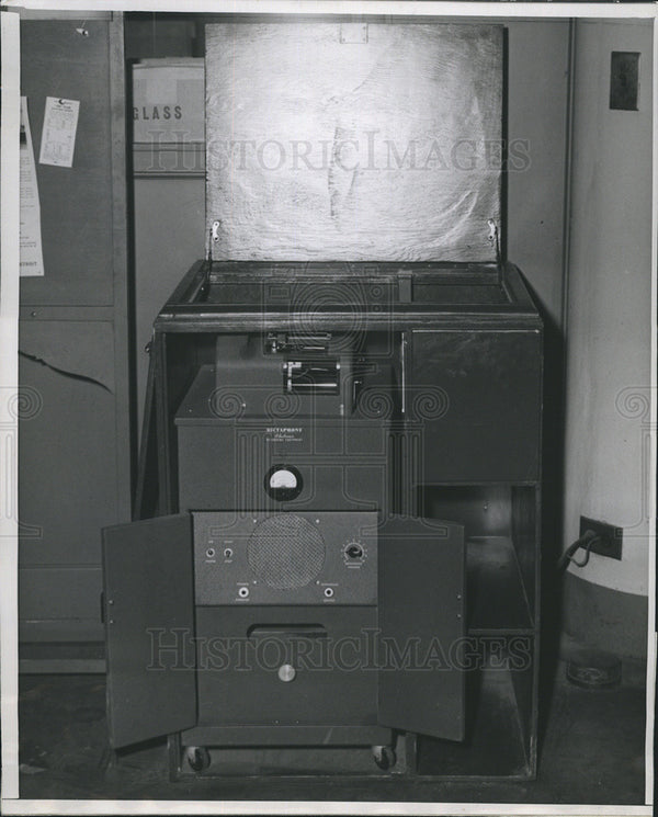 The Dictaphone Model A-2-M Electronic recording reproduction machine ...