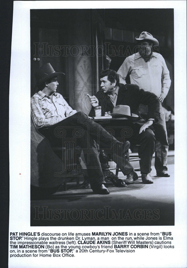 Claude Akins Tim Matheson Barry Corbin Bus Stop Movie Film 1982 Vintage ...