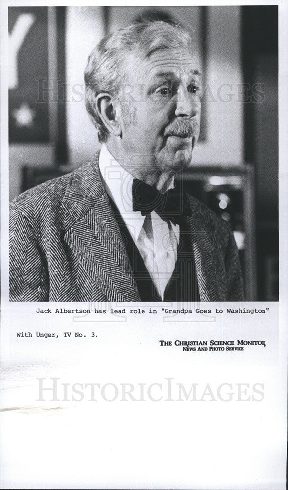 Actor Jack Albertson 1978 Vintage Press Photo Print - Historic Images