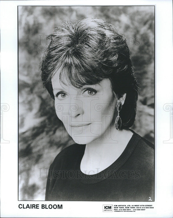 Actress Claire Bloom 1998 Vintage Press Photo Print - Historic Images