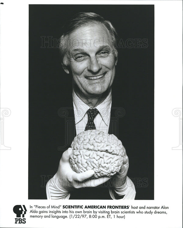 Acto/Host Alan Alda 1997 Vintage Press Photo Print - Historic Images