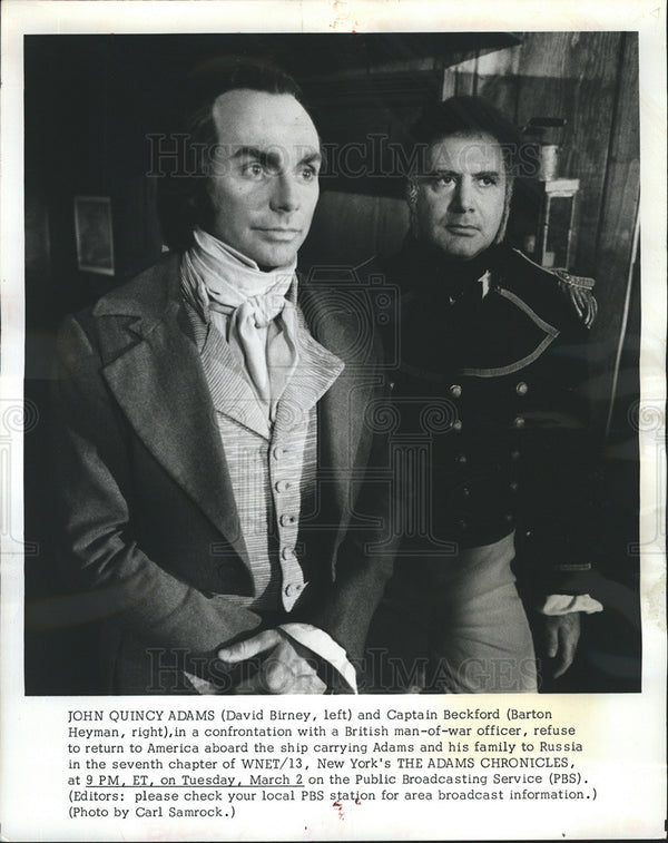 David Birney And Barton Heyman PBS Movie The Adams Chronicles 1976 ...